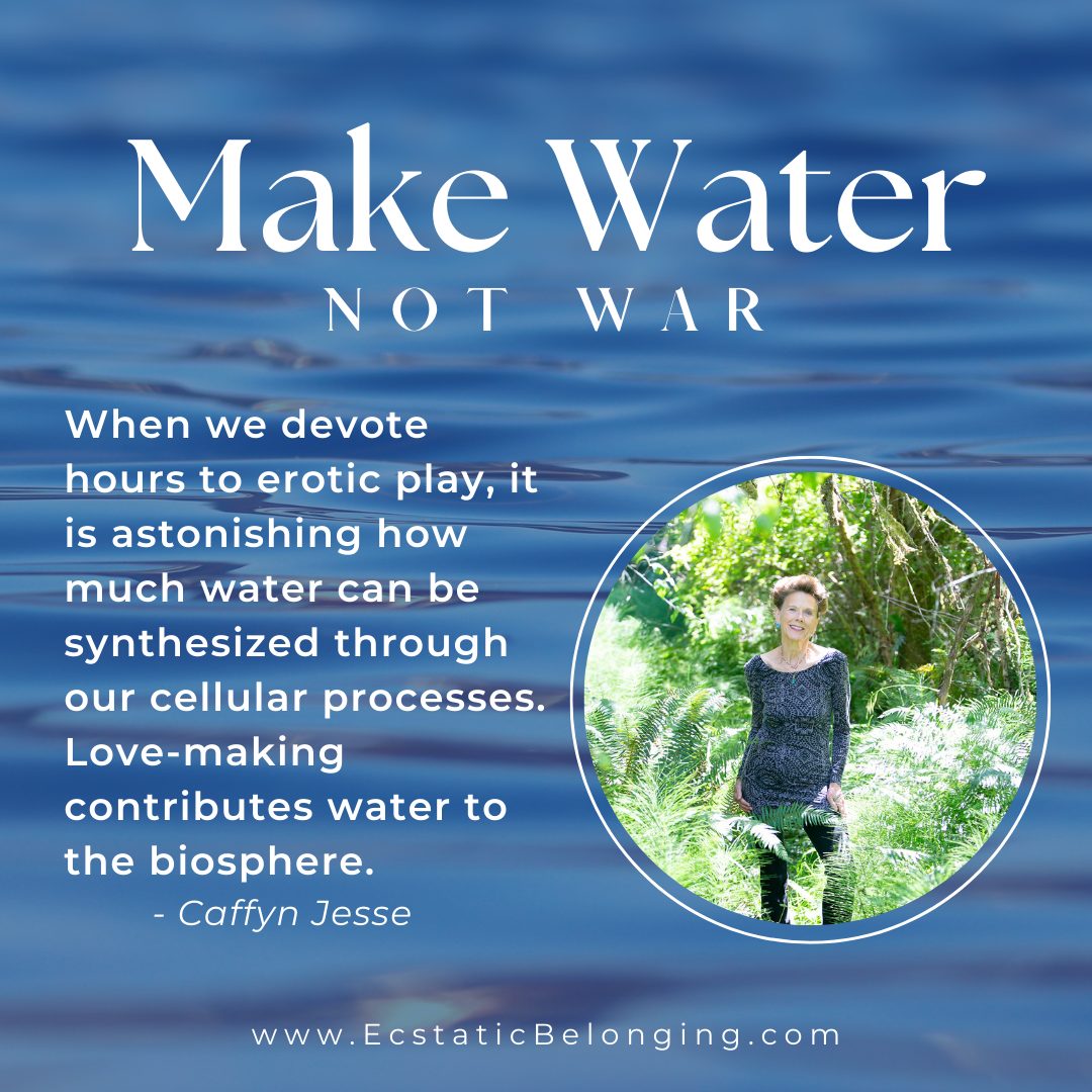 Make Water Not War Ecstatic Belonging Make Water Not War Ecstatic Belonging